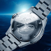 DELMA Blue Shark IV Black Bezel Blue Dial