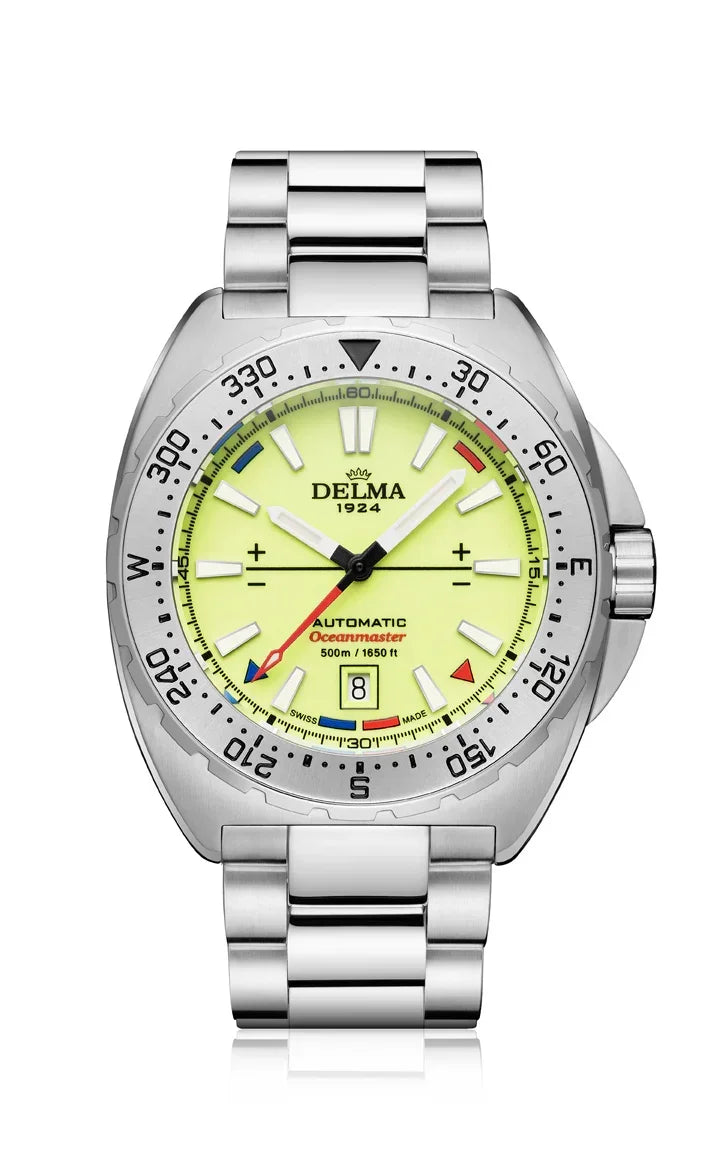 DELMA Oceanmaster Lume Yellow Dial