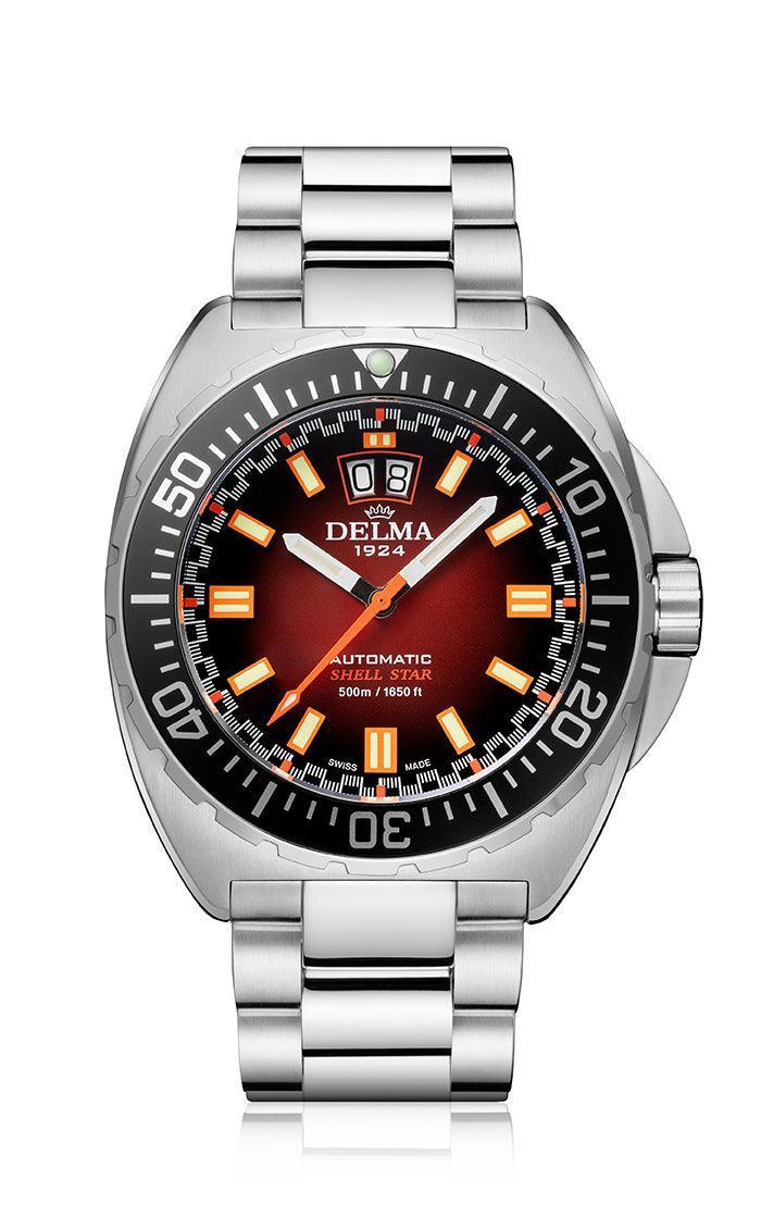 DELMA Shell Star Big Date Brown Dial