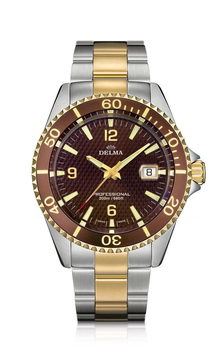 DELMA Santiago Two Tone Brown Bezel Brown Dial