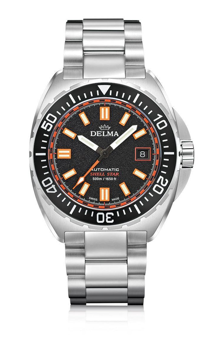 DELMA Shell Star Titanium Black Dial
